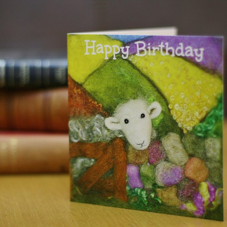 Herdwick Sheep Birthday Card | Lincolnshire Fenn Crafts