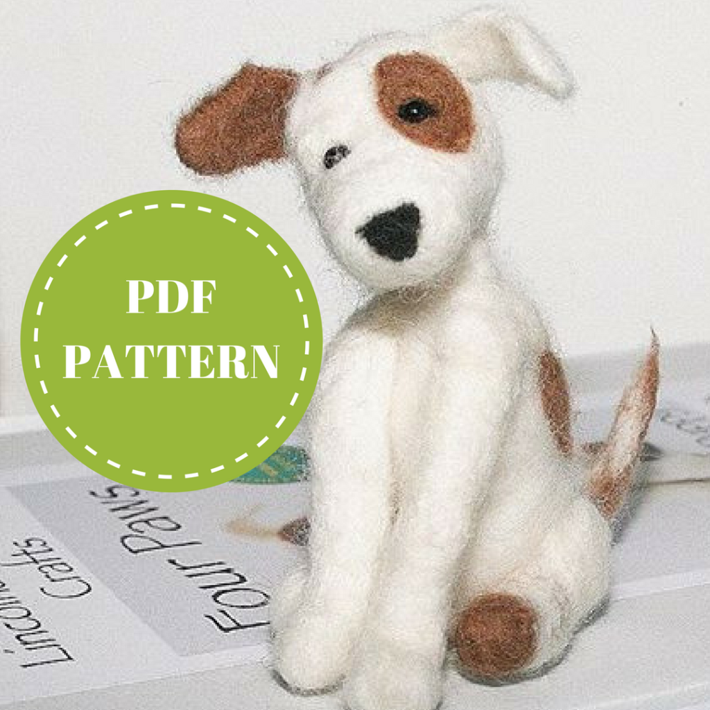 Dog needle felting pattern – Instant download | Lincolnshire Fenn ...