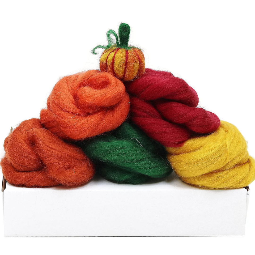 Pumpkin/ Autumn Needle Felting Wool – Pumpkin video tutorial ...