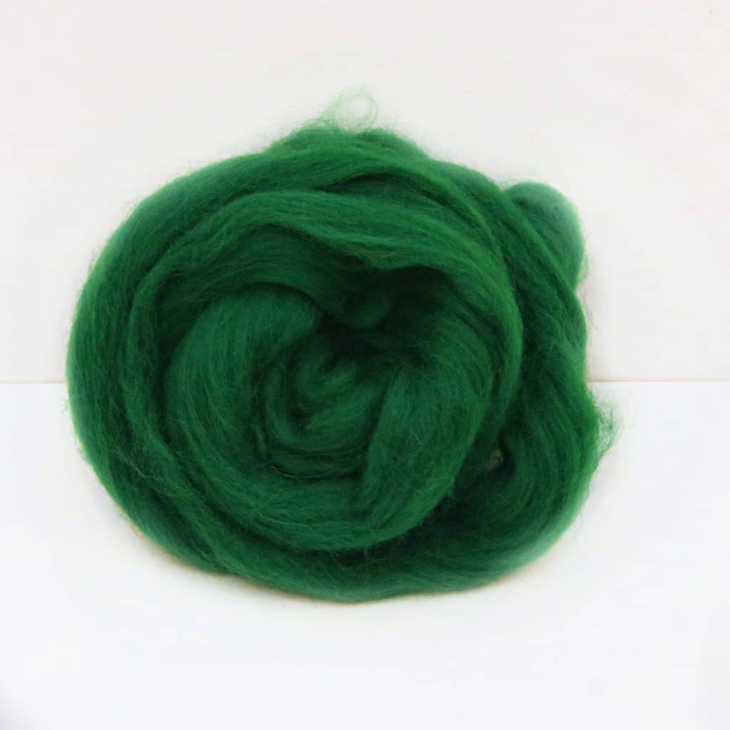 Emerald green needle felting wool | Lincolnshire Fenn Crafts Also Home ...