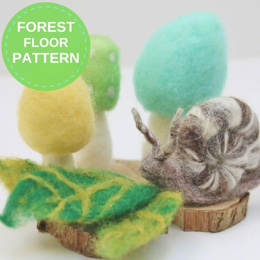 Needle Felting Pattern PDF – Forest Floor Garden | Lincolnshire Fenn ...