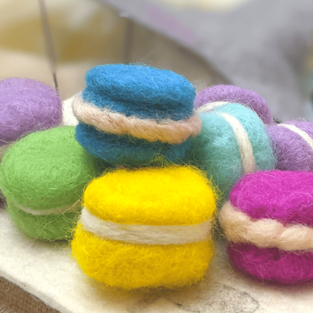 Needle Felting Kit – Realistic Macarons | Lincolnshire Fenn Crafts Also ...