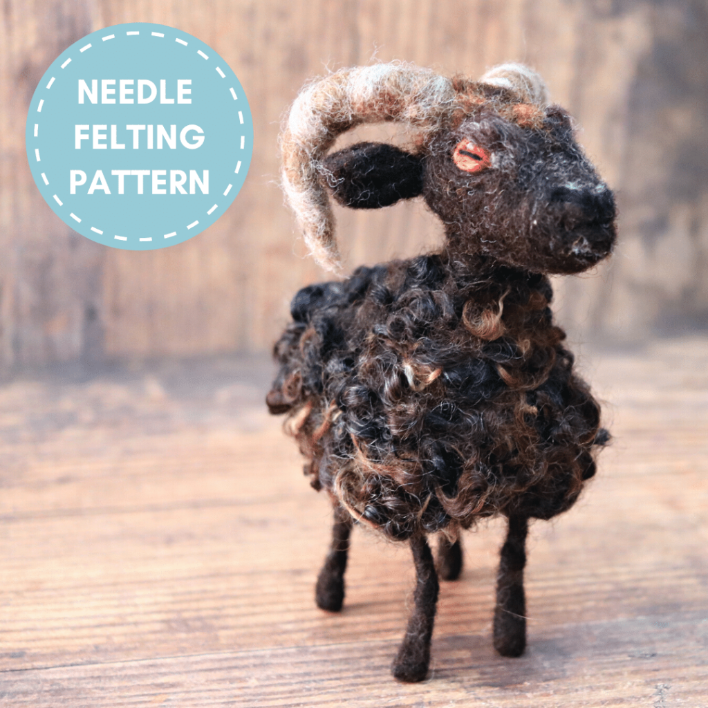 Sheep Needle Felting Pattern – Skill level: Intermediate | Lincolnshire ...