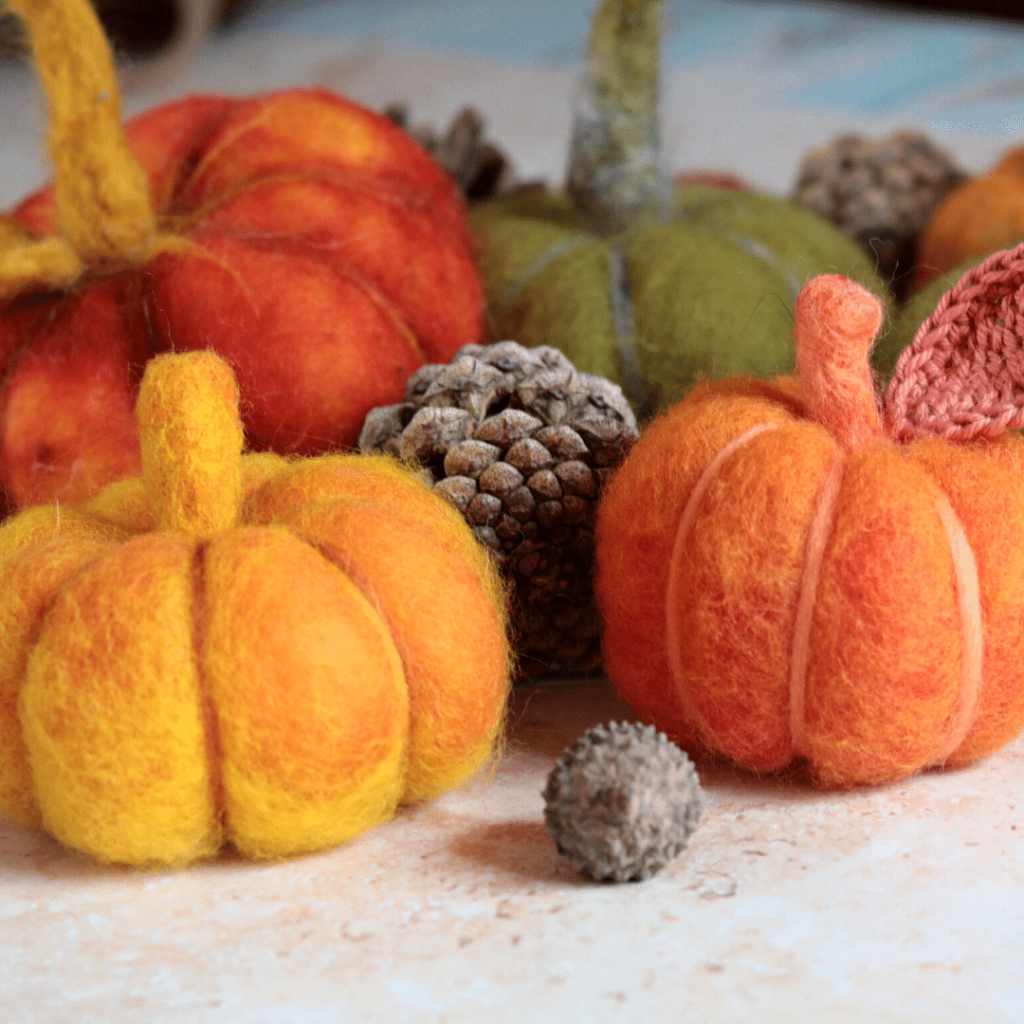 Pumpkin Needle Felting Kit – With pattern and video tutorial ...