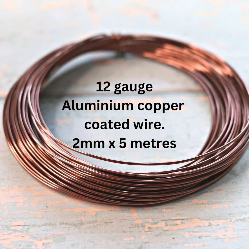 12 Gauge Copper Coated Aluminium Needle Felting Wire – Plus wire size ...