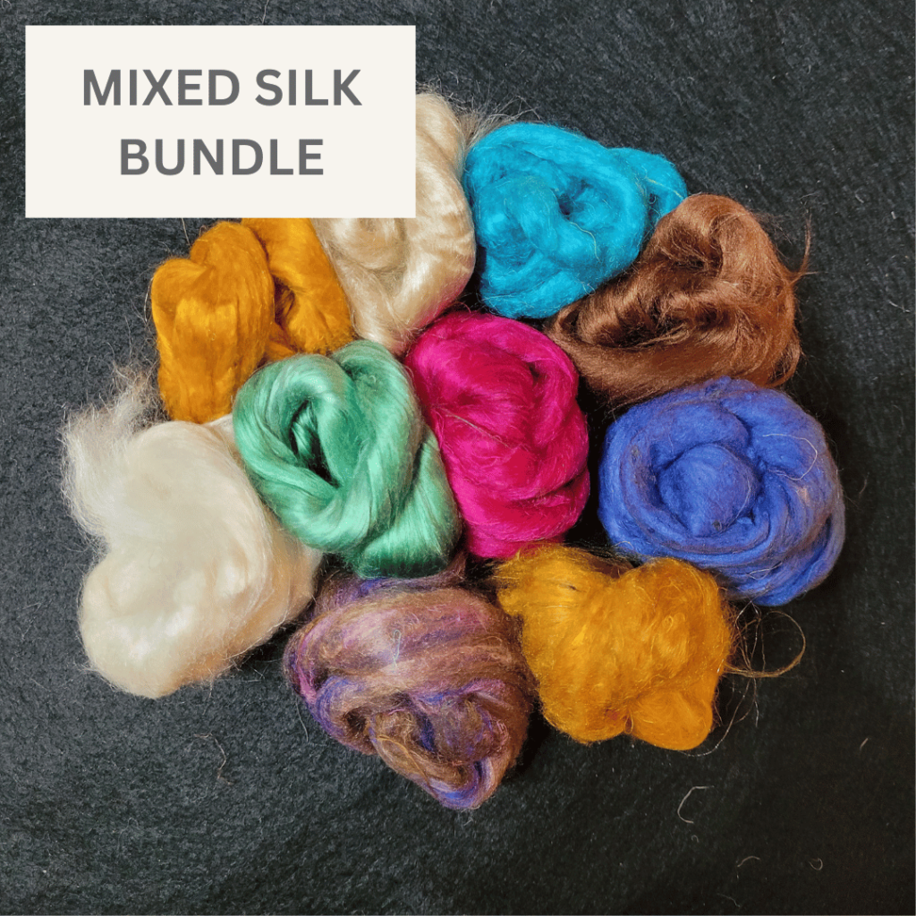 Silk Tops and shimmery nylon – Mixed Bag 50g | Lincolnshire Fenn Crafts ...