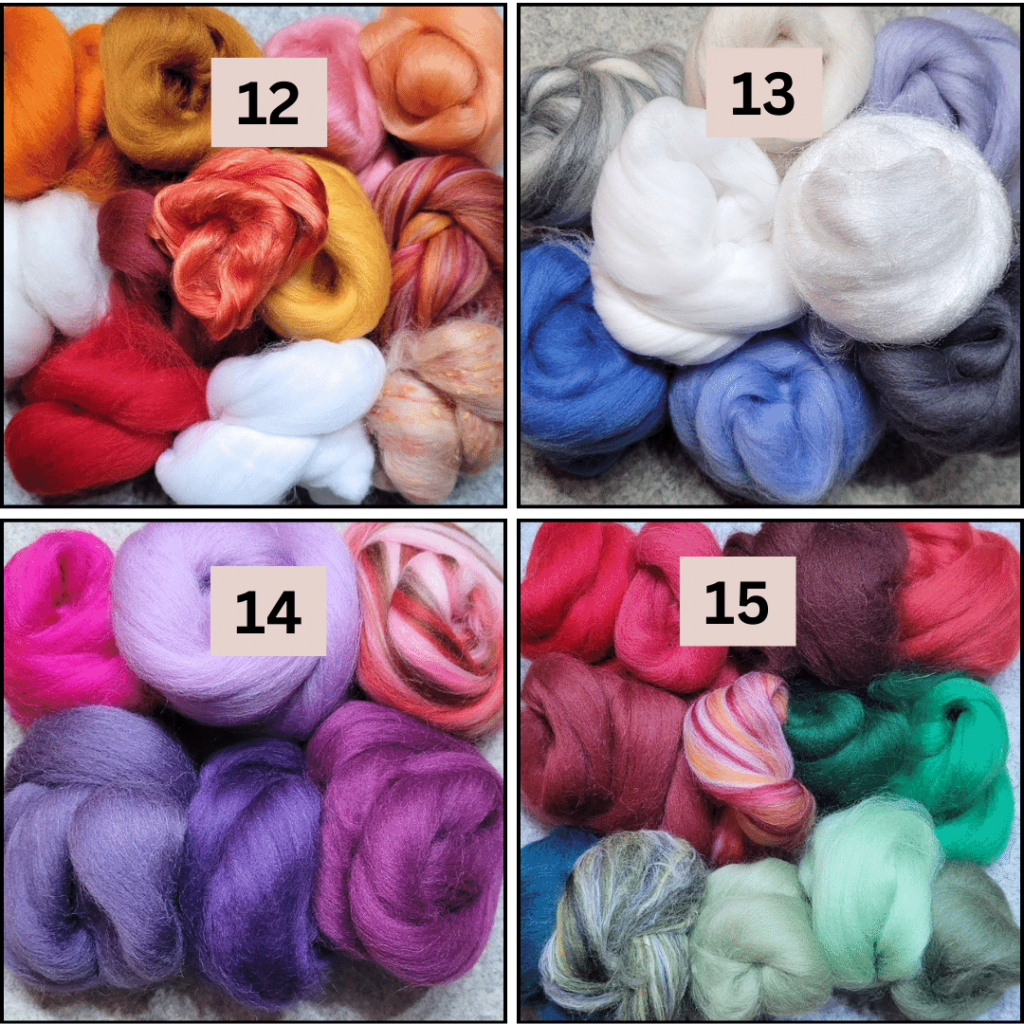 3 x Needle Felting Wool Bundle | Lincolnshire Fenn Crafts Also Home Of ...